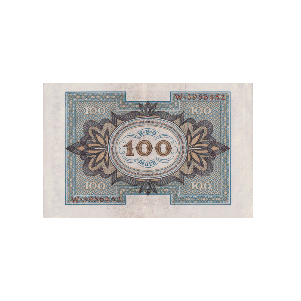 Germany 100 Reichsmark Banknote 1920 Coins and currencies Germany 100 Reichsmark Banknote 1920 Coins and currencies