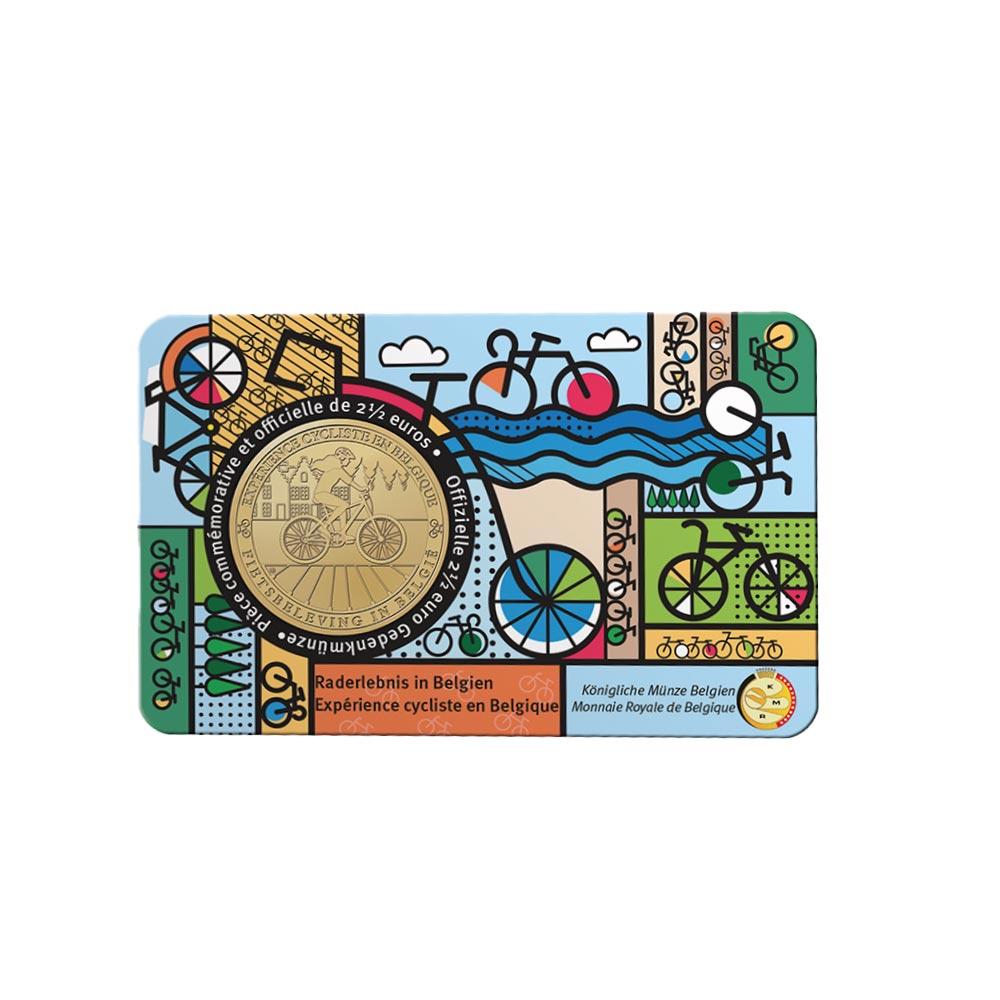 Cycling Experience In Belgium Currency Of 2 5 Euro BU 2023 Pieces Cycling Experience In Belgium Currency Of 2 5 Euro BU 2023 Pieces