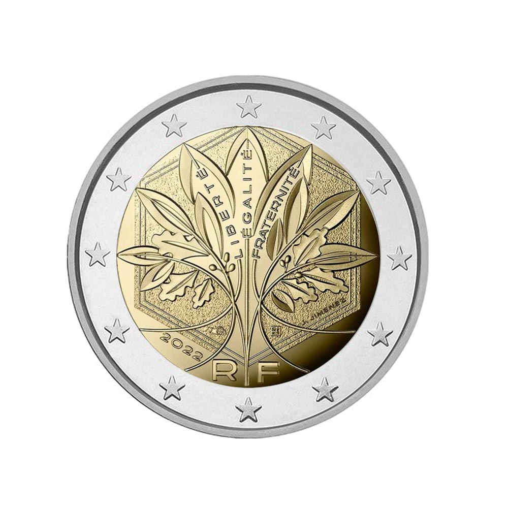 France 2022 - 2 Euro Commémorative - Nouvelle Face | Société Française ...