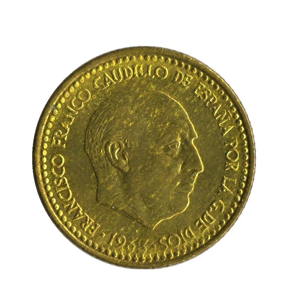 1 peseta - Francisco Franco - Espagne - 1948-1975 | pieces-et-monnaies.com