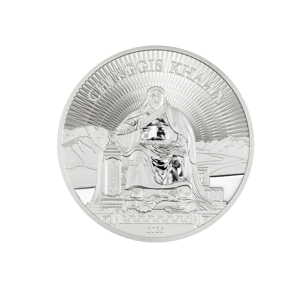 Chinggis Khaan - Monnaie de 500 Togrog - BE 2026 – pieces-et-monnaies.com