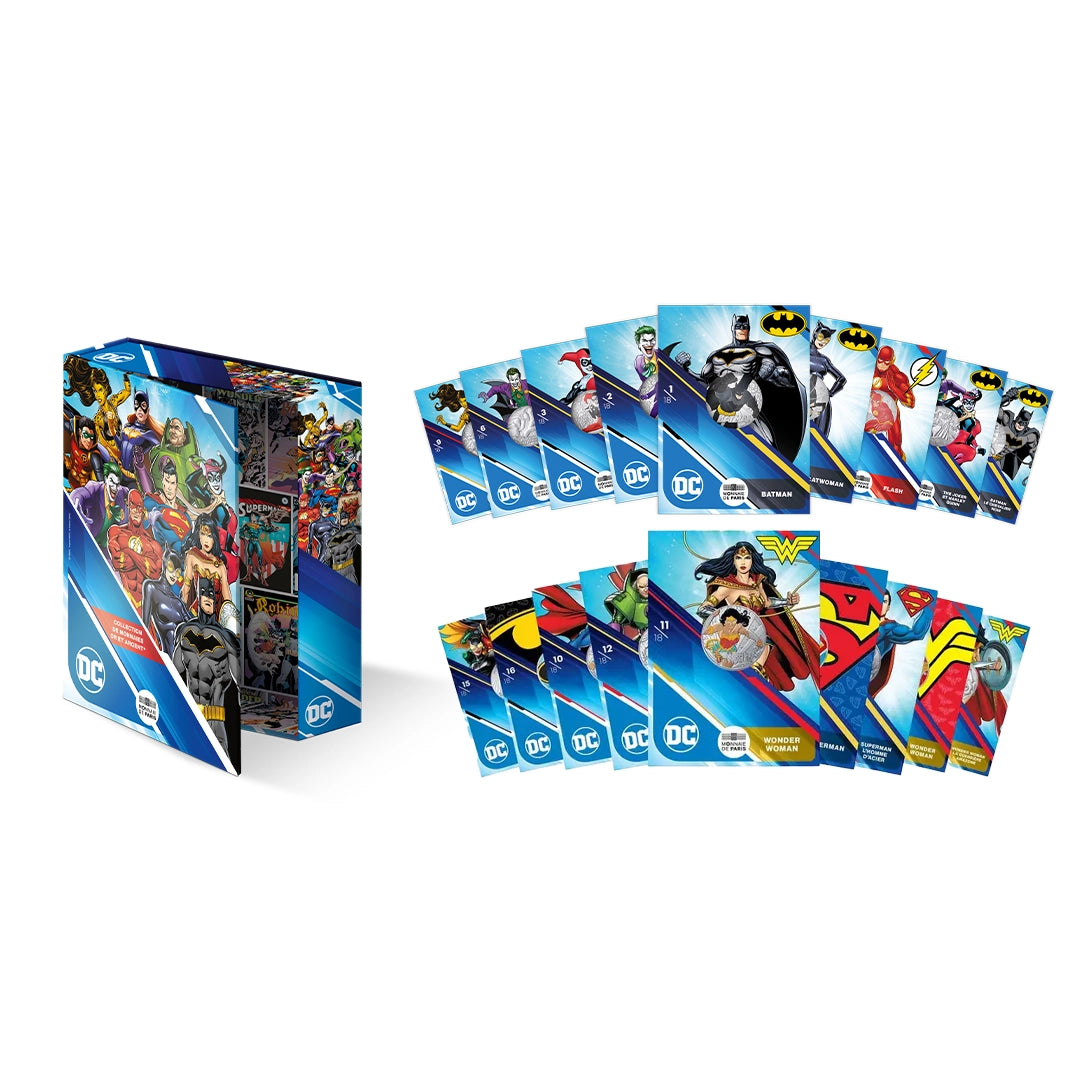 DC Comics - Lot de 18 monnaies de 10€ Argent avec coffret collector ...